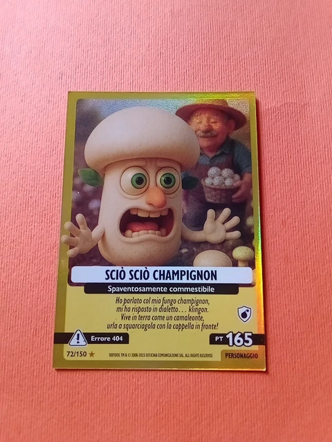 SKIFIDOL ITALIAN BRAINROT Card n° 72/150 Sciò Sciò Champignon EUR 2,50 ...