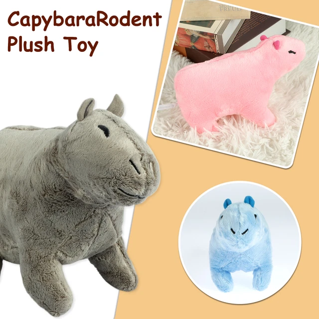 6.7INCH CAPYBARA PLUSH Toy Simulation Capybara Stuffed Toy Cute Pink ...