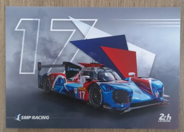 CARTE CARD DEDICACEE 24 Heures Du Mans 2019 Dallara #17 Le Mans 24H EUR ...
