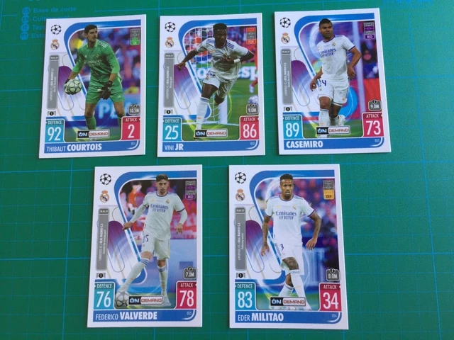 TOPPS MATCH ATTAX 2021/22 Champions League FINAL Set On Demand Vini JR Madrid £20.75 - PicClick UK
