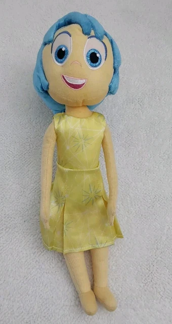 DISNEY PIXAR STORE Inside Out Movie Joy Stuffed Cuddle Plush Figure ...