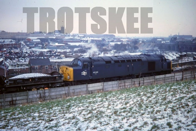 35MM SLIDE BR British Railways Diesel Loco Class 40 40022 1974 Original ...