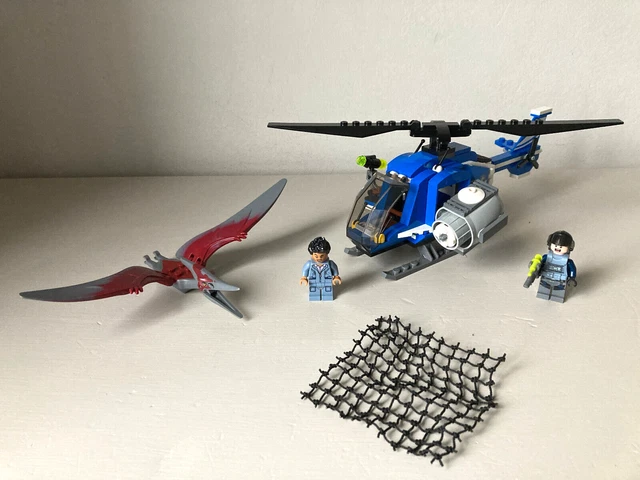 LEGO JURASSIC WORLD 75915 Pteranodon Capture with all Mini figures 100% ...