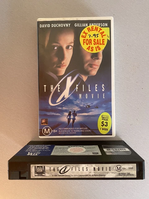 THE X FILES Movie VHS Big Box Ex Rental Action SCI Fi Thriller Video ...