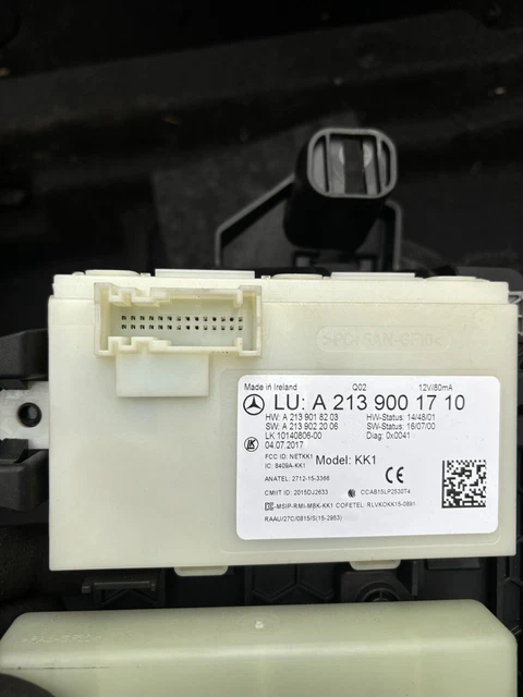 MERCEDES-BENZ W213 STEUERGERÄT Model:KK1 Kessy Keyless Go ECU Modul ...