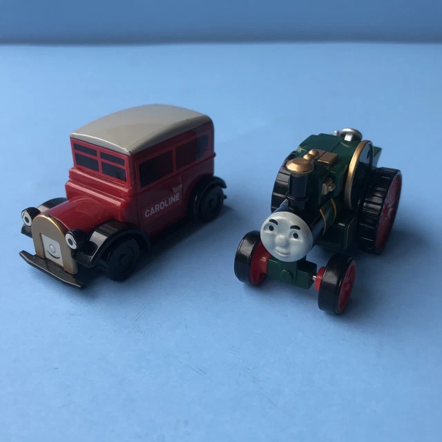 THOMAS THE TANK Engine & Friends Series CAROLINE & TREVOR 2001 Train £ ...