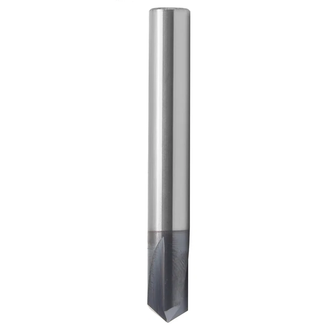 (D8*120 *60L)3-FLUTE CHAMFER CUTTER Bit 120 Chamfer Cutter Bit CNC Mill ...
