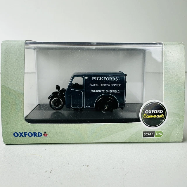 OXFORD DIECAST 1:76 OO Railway Scale Pickfords Tricycle Van Diecast ...