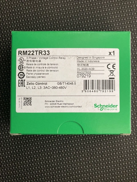 3 PHASE / Voltage Control Relay RM22TR33 £90.00 - PicClick UK