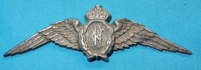 WW1 ROYAL FLYING Corps Rfc Air Force Raf Pilot Wings Badge British ...