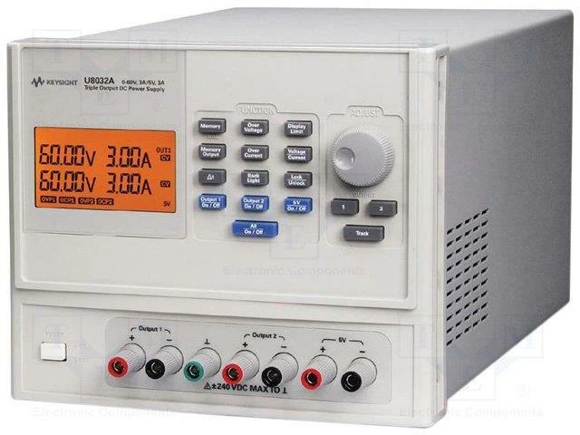 KEYSIGHT TECHNOLOGIES BENCH Power Supply U8032A Digital 375W, 3 Output ...