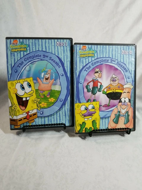 SPONGEBOB SQUAREPANTS SEASON 2 Disc 1 & 2 Nickelodeon Animated DVD EUR ...