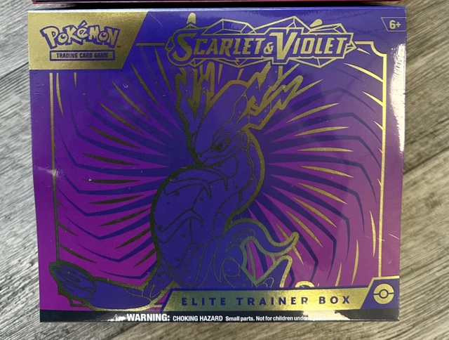 POKEMON SCARLET & Violet Elite Trainer Box Factory Sealed New Violet ...