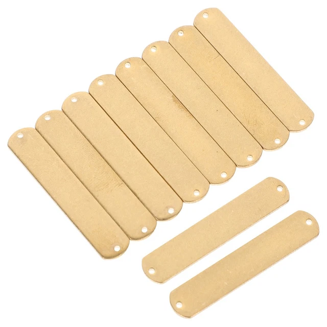 10 PCS WRITABLE Key Tags Chain Label Identifiers Blank Hanging Labels ...