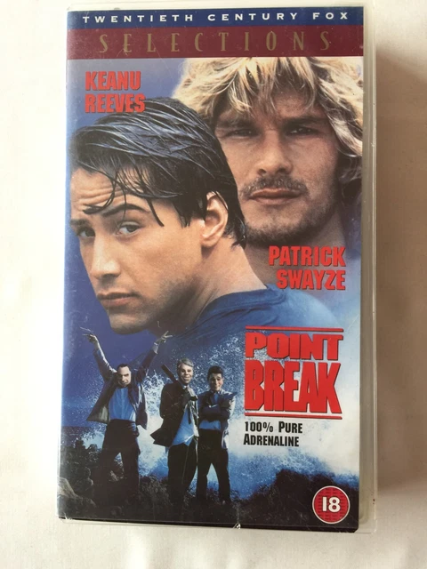 POINT BREAK - Vhs - Twentieth Century Fox Selections - Keanu Reeves £3. ...