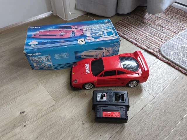 VINTAGE TANDY RADIO Controlled Ferrari F40 Remote Control Car 60-4035 £ ...