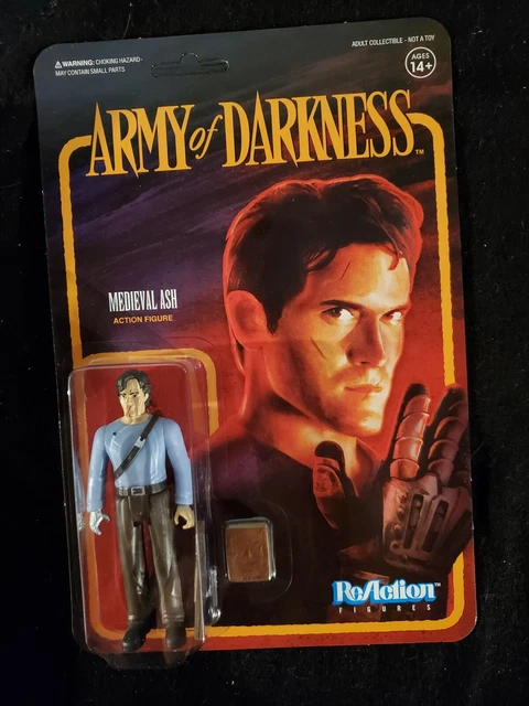EVIL DEAD ARMY OF DARKNESS: MEDIEVAL ASH 3.75" Book of the Dead Figure ...