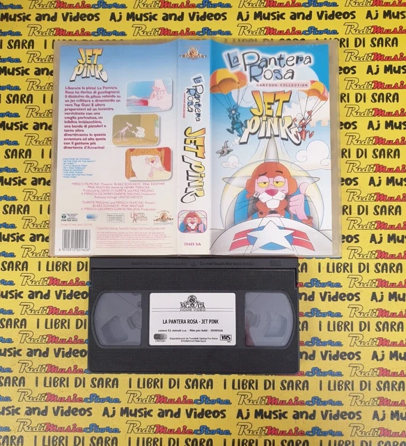 VHS FILM LA PANTERA ROSA JET PINK 2001 CARTOON COLLECTION MGMUA 20405 ...