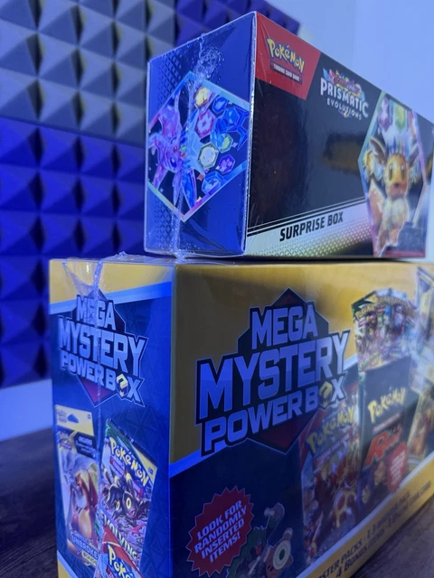 POKEMON MEGA MYSTERY Power Box 2025 X Prismatic Evolution $235.57 ...