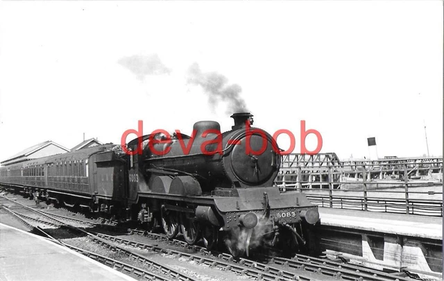 RAILWAY PHOTO LNER C4 6083 New Holland Pier 1946 GCR Robinson Atlantic ...