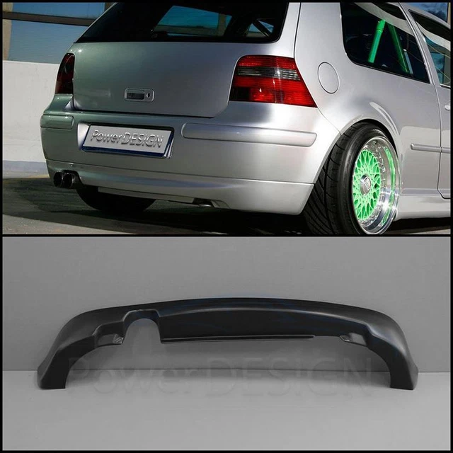 REAR BUMPER SPOILER Lip for VW GOLF 4 MK4 25th ANNIVERSARY ABS Plastic ...