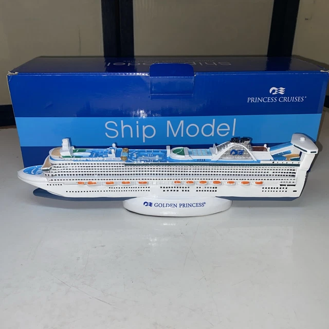 PRINCESS CRUISE LINE Model Ship Golden Princess 12” (30cm) Resin Boat ...