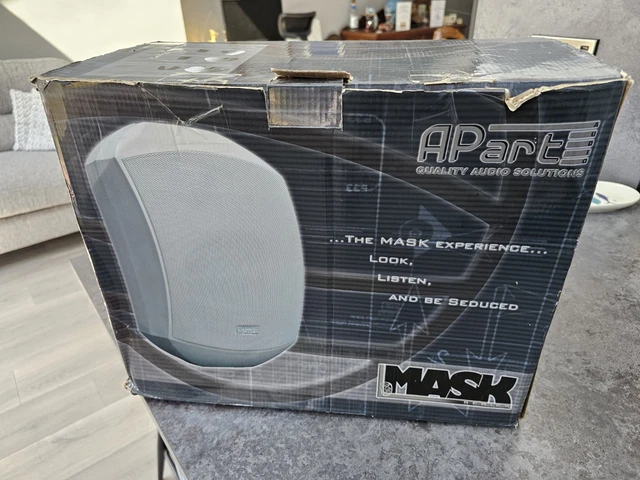 APART MASK-6TW 6.5& White Wall Speakers, Indoor/Outdoor, Pair £37.08 ...