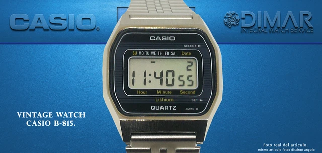 VINTAGE WATCH CASIO B-815, Module 155 Japan. Year 1984 £193.45 ...