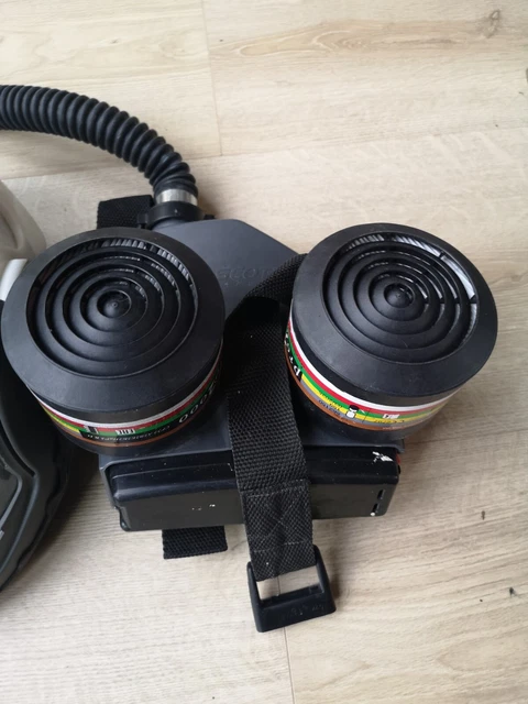 3M SCOTT SAFETY Duraflow Air Battery Powered Air Fed Mask Full Kit ...