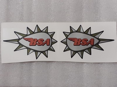 BSA PETROL TANK Decal Transfer Sticker A50 A65 Spitfire Hornet Firebird ...