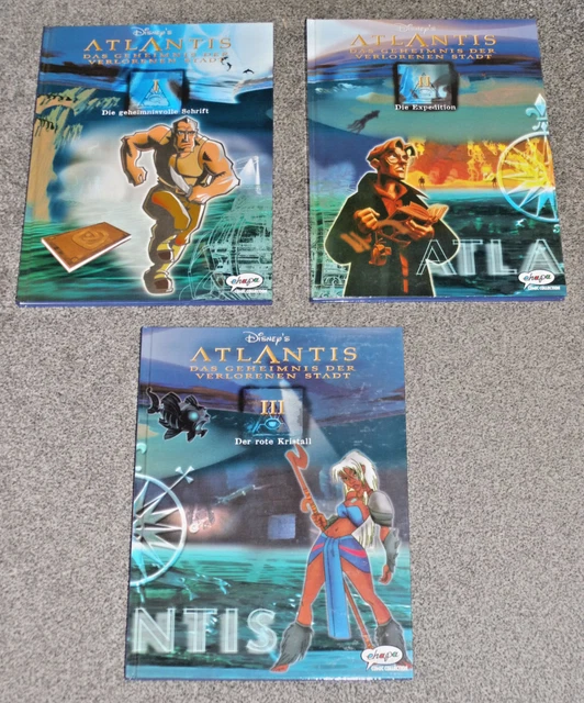 WALT DISNEY'S ATLANTIS Band 1 - 3, HC, EHAPA Comic Collection 2001 1 ...