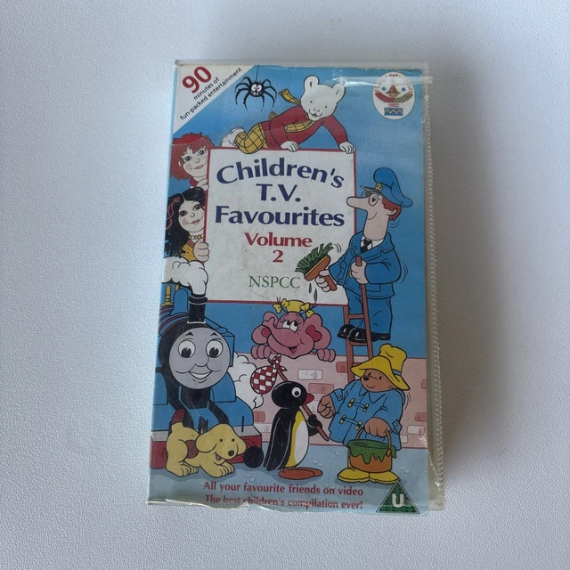 CHILDREN'S T.V FAVOURITES Volume 2 NSPCC VHS - Postman Pat, Pingu Etc ...