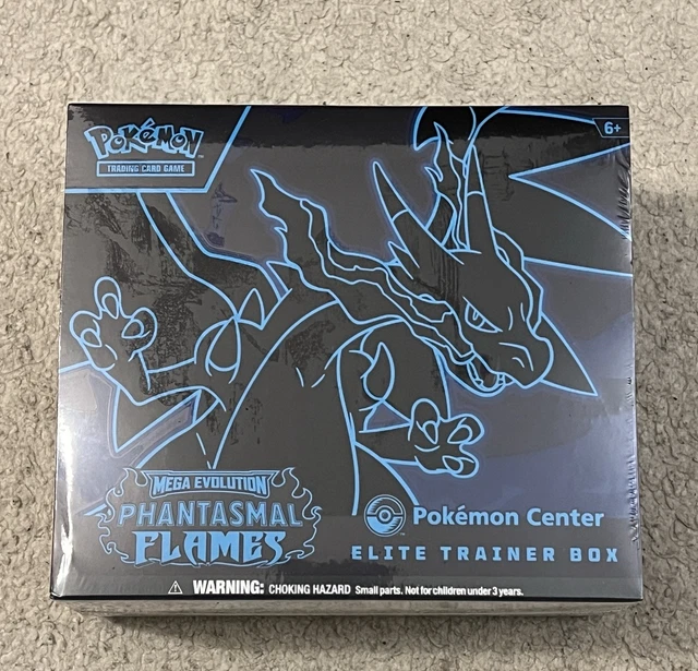 POKEMON MEGA EVOLUTION Phantasmal Flames Pokemon Center Elite Trainer ...