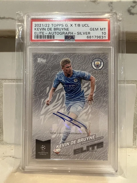 KEVIN DE BRUYNE Auto 2021 Topps Gold x Tyson Beck UEFA - #/25 POP 1 EUR ...