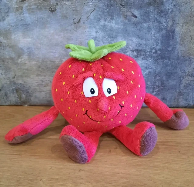 GOODNESS GANG STRAWBERRY Plush Soft Toy Teddy Co-op Fruit Vegetable ...