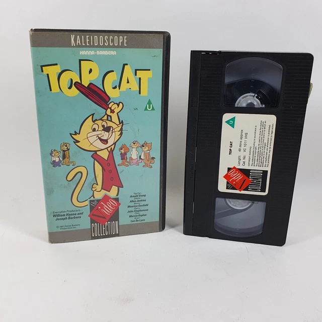 TOP CAT VHS Video Cassette Tape Hanna Barbera Worldvision 1985 £8.99 ...