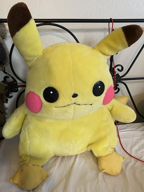VINTAGE POKÉMON PIKACHU JUMBO LARGE PLUSH SOFT TOY NINTENDO HASBRO ...