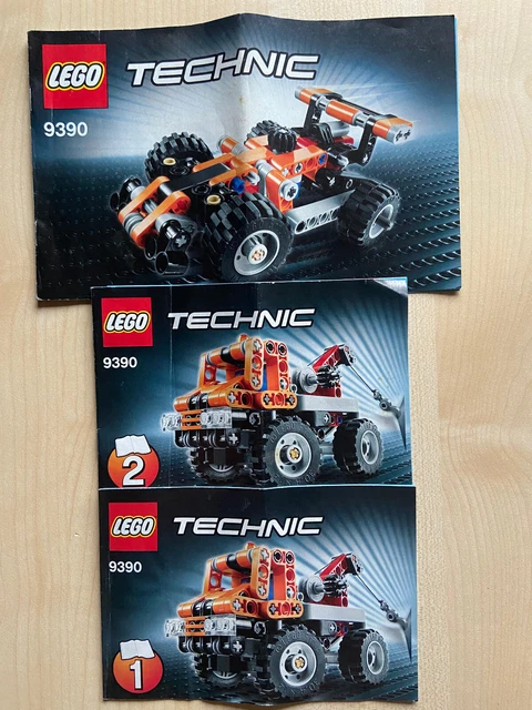 LEGO TECHNIC 9390 Bauanleitung (BA) Mini Abschlepptruck ungelocht 2012 ...
