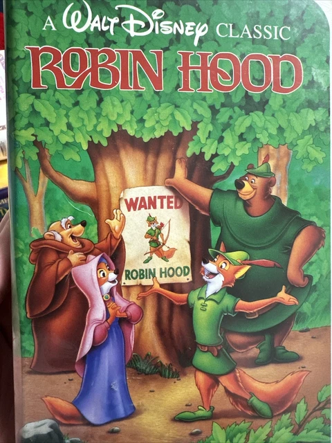 WALT DISNEY CLASSIC Robin Hood Black Diamond Edition VHS (1991) $20.00 ...