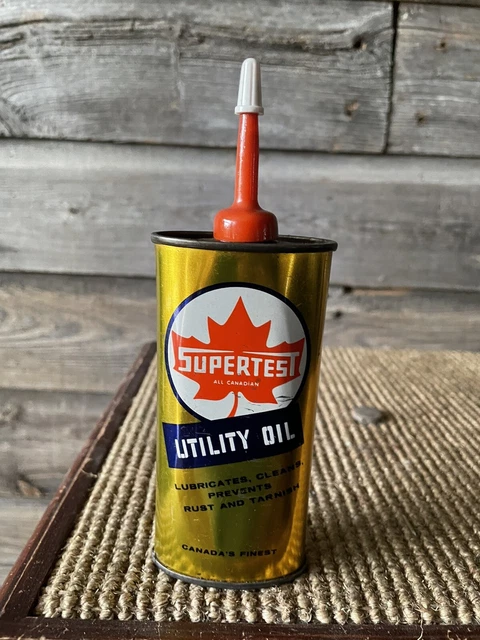 VINTAGE HANDY OILER 4 Oz Supertest Oil Tin $125.00 - PicClick CA