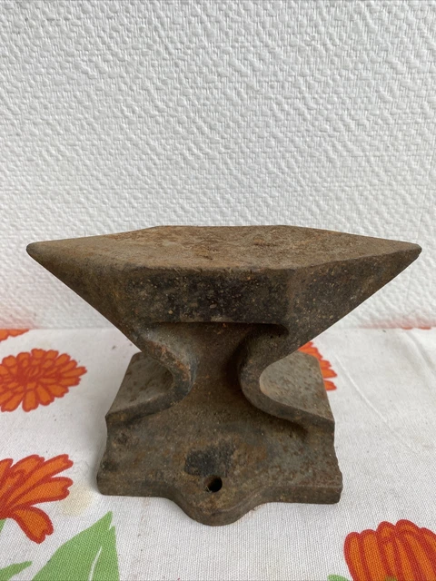 ANCIENNE PETITE ENCLUME Métal Accroche Établi Bijoutier Vintage EUR 49 ...