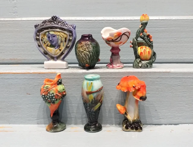 SÉRIE COMPLÈTE DE fèves DAUM L'ART NOUVEAU VASES LAMPES * 203 EUR 75,00 ...