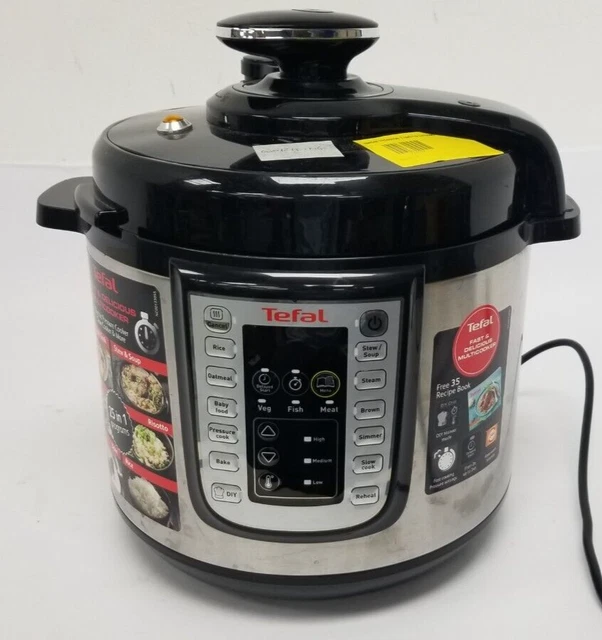 TEFAL MULTI COOKER Series EPC06 1200W 5.8L Slow Cooker/Pressure Cooker - M6 £62.53 - PicClick UK