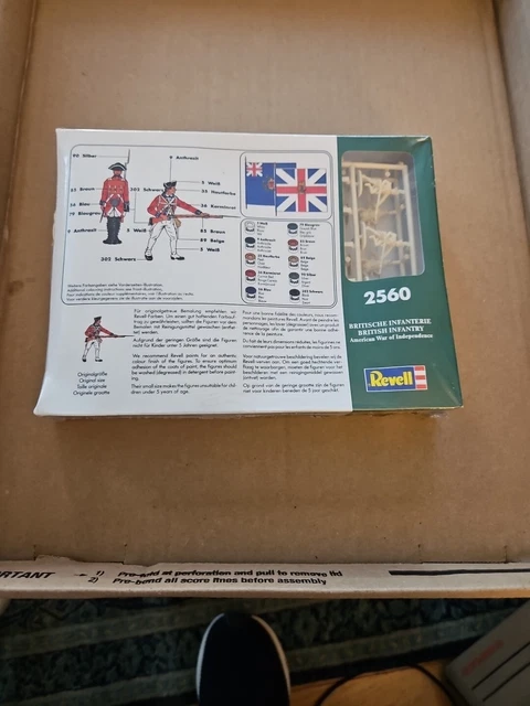 REVELL 02560 1/72 AWI 1776 British infantry Grenadiers MIB $35.00 ...