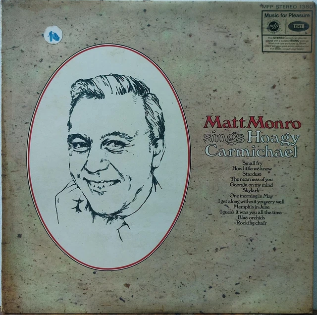 MATT MONRO SINGS Hoagy Carmichael 12” Vinyl LP Record EUR 7,76 ...