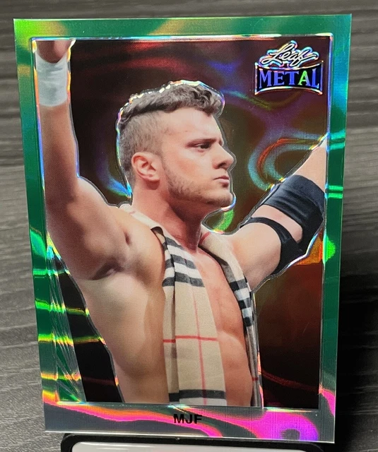 MAXWELL MJF FRIEDMAN 2024 Leaf Metal Wrestling 1990 Green Lava /5 EUR 8 ...