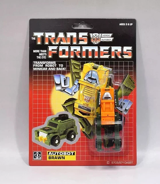 TRANSFORMERS G1 AUTOBOT Mini Bot Brawn Action Figure Toy New in Box £28 ...