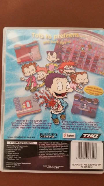 PC CD-ROM / RugRats- All Growed Up- Nickelodeon / Children Kids Action ...