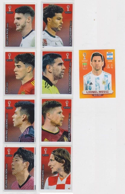 FIFA WC QATAR 2022 - Argentina Coca Cola Panini Stickers Full Set ...