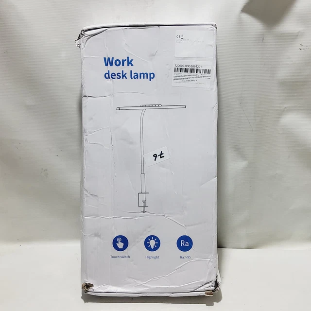 LOOPITYS 24W LED Wide Desk Lamp Clamp Work Light Adjustable £14.95 ...